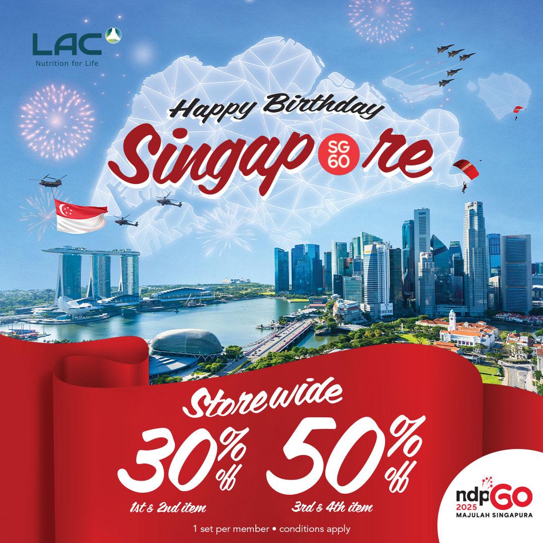 LAC Nutrition For Life: Up to 50% OFF* your favourite Supps | NDP