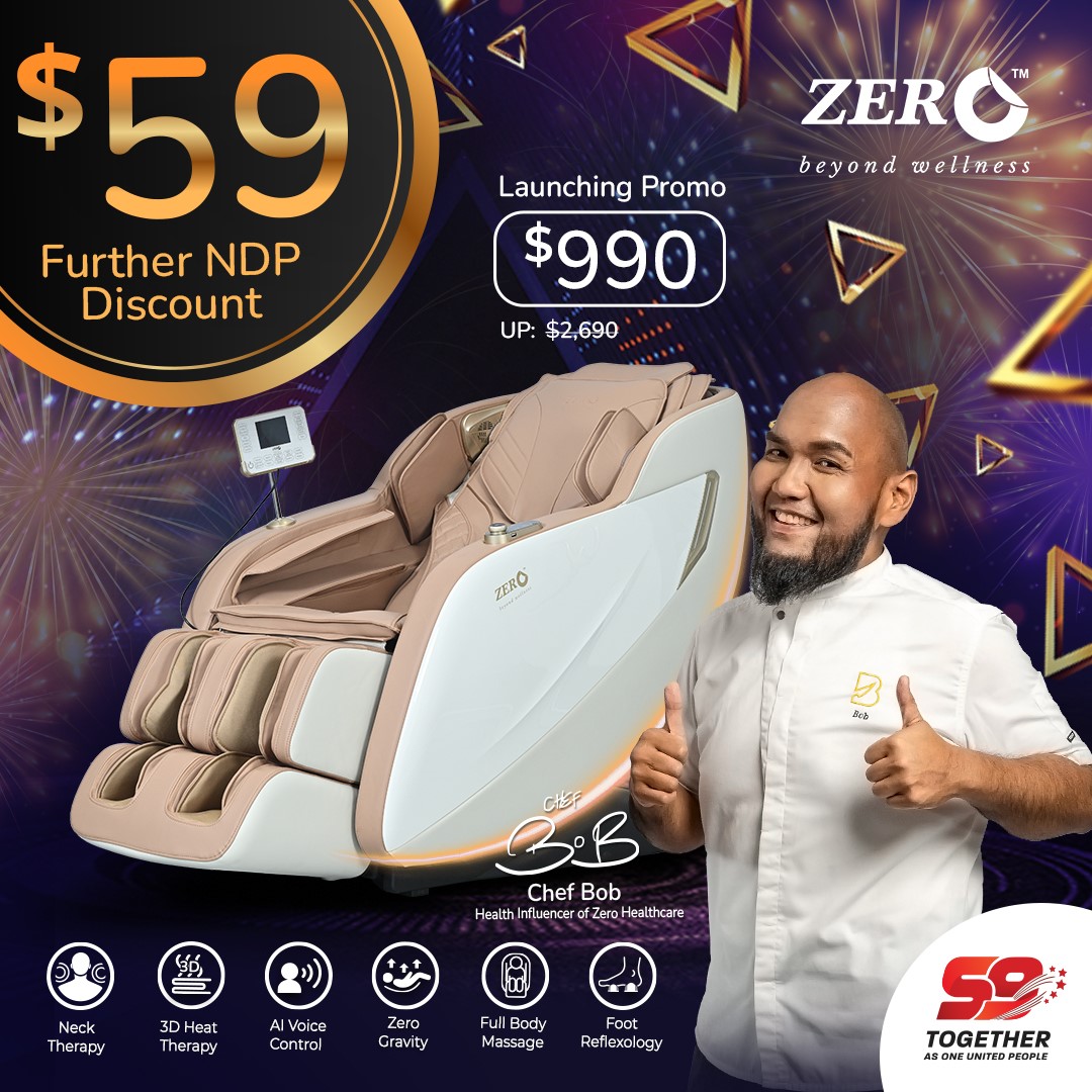 Zero Healthcare - $59 off on massage chairs | NDP
