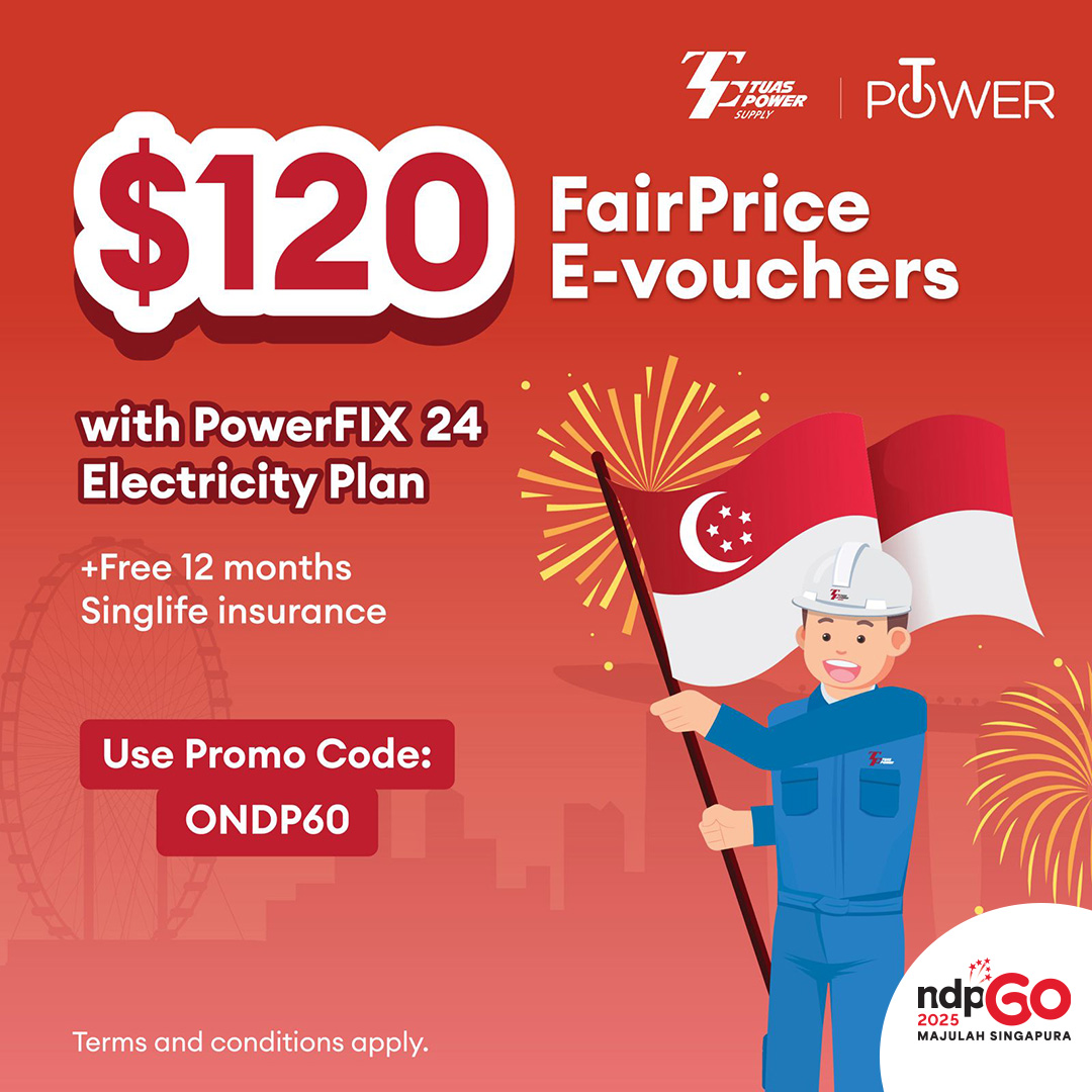 Tuas Power: Redeem a $120 Fairprice e-voucher & save more on ...