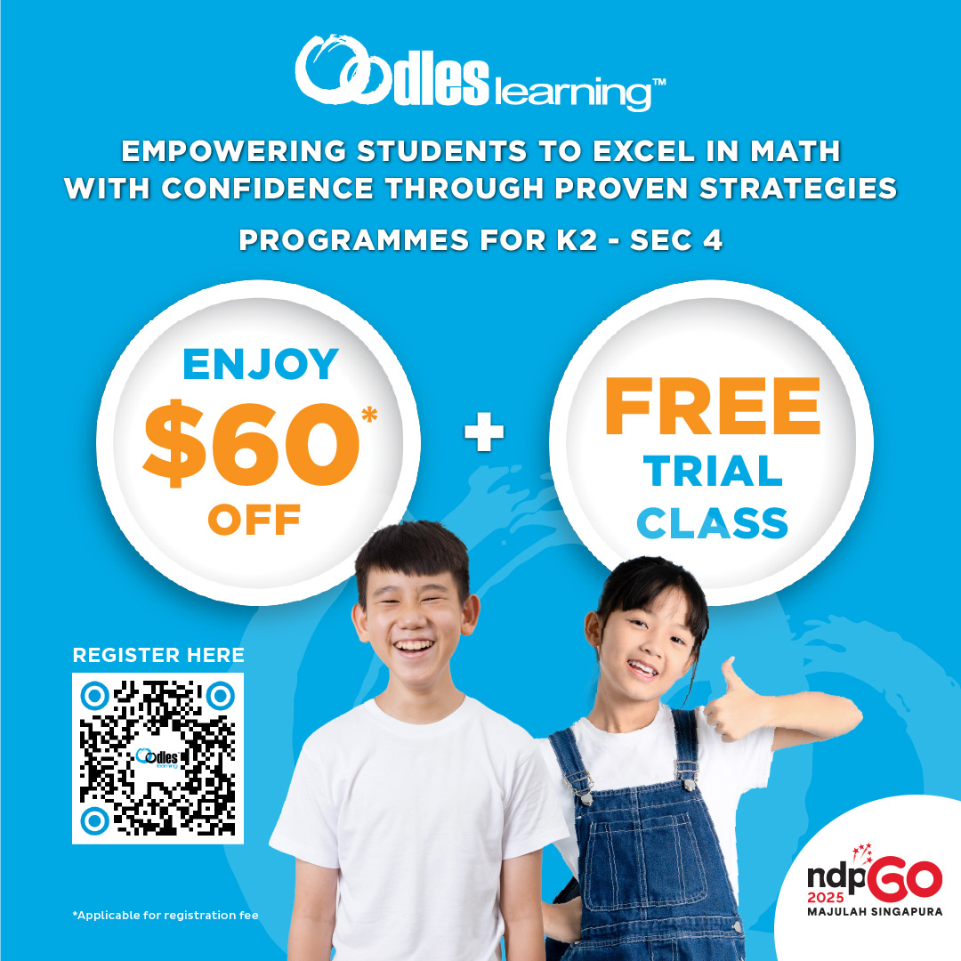 Oodles Learning: Enjoy $60 off Registration Fee + Free Trial Class | NDP