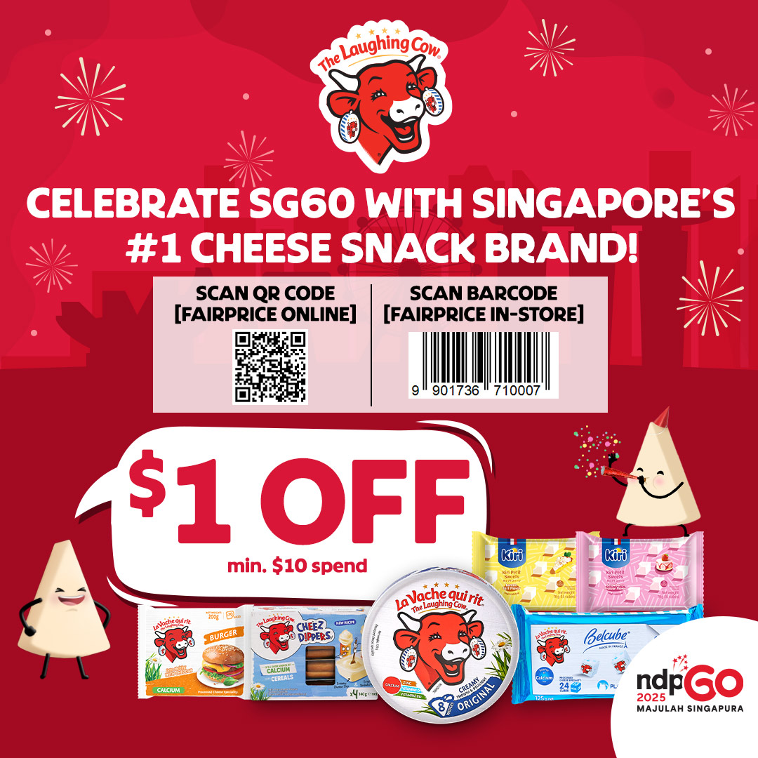 The Laughing Cow: Get $1 off with min. $10 spend | NDP
