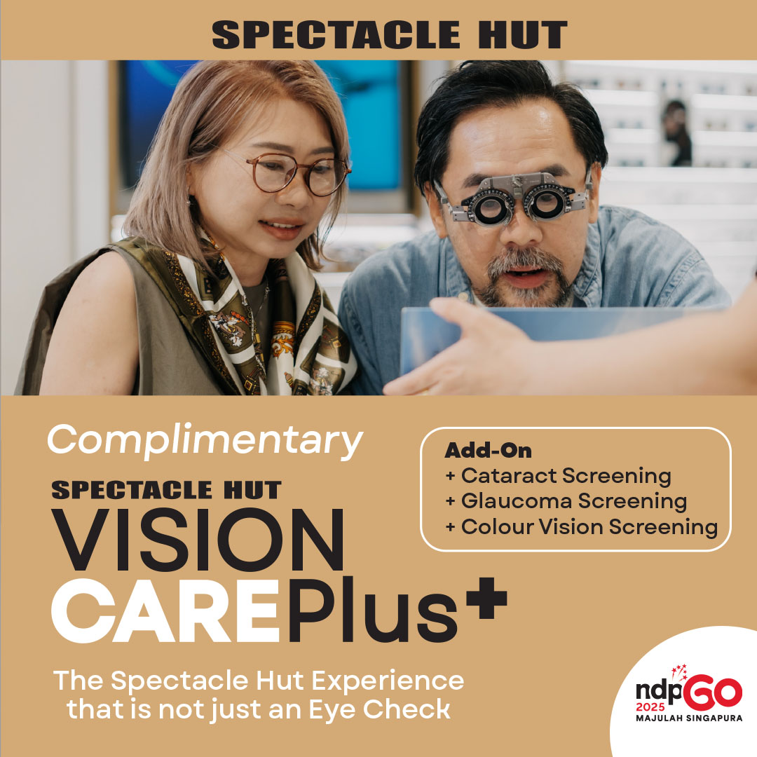 Spectacle Hut: Free VisionCAREPlus+ Eye Examination & Screening | NDP